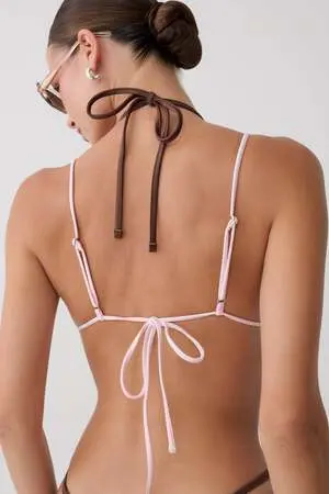 Meshki Tempest Layered Triangle Bikini Top