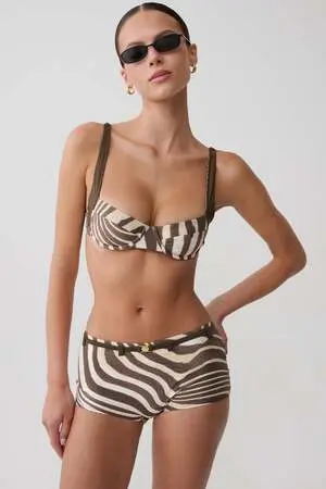 Meshki Frost Mini Bikini Shorts