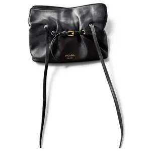Prada Dada Leather Handbag - Black