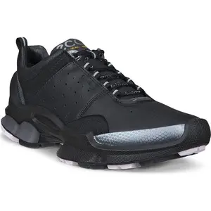 Ecco Biom C2-trail Waterproof Leather Running Shoe - Black/black