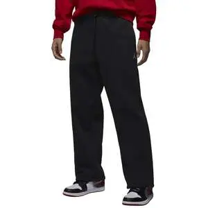 JORDAN Brooklyn Fleece Oversized Straight-leg Pants 'black Sail