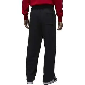 JORDAN Brooklyn Fleece Oversized Straight-leg Pants 'black Sail