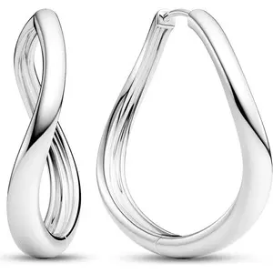 SIF JAKOBS JEWELLERY Infinito Grande Earrings - Silver