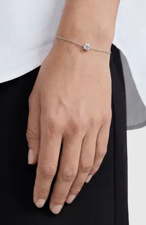 SIF JAKOBS JEWELLERY Princess Uno Cubic Zirconia Bracelet - Silver