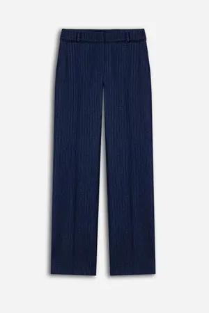 NOCTURNE Pinstripe Straight Leg Trousers