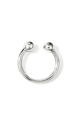 John Hardy B&f X Jh Screwball Open Ring, Sterling
