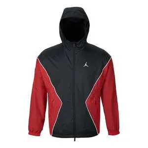 JORDAN Essentials Draft Jacket 'black Red - Black/red