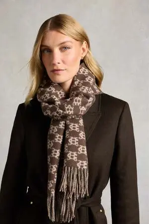 Holland Cooper Heraldic Monogram Scarf Monogram
