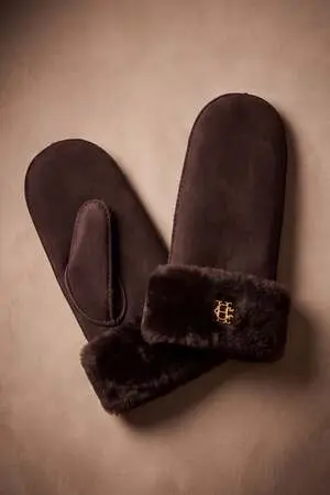 Holland Cooper Shearling Mitten