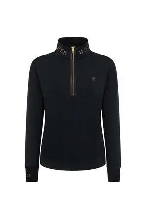 Holland Cooper Windsor Quarter Zip Sweat - Black