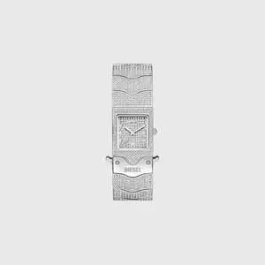 DIESEL® Closer Limited Edition Stainless Steel Pavé Watch - Silver