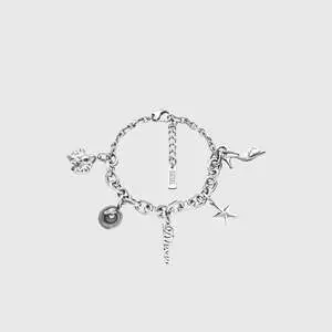 DIESEL® Stainless Steel Charm Bracelet