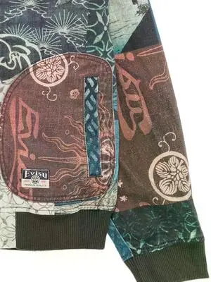 EVISU Patchwork-print Jacket