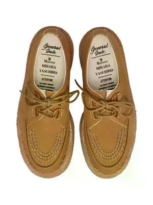 Mihara Yasuhiro David Woven-detail Sneakers