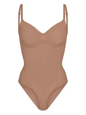 SKIMS Seamless Sculpt Bodysuit - Brown