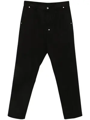 Rick Owens Woven Trousers By - Black