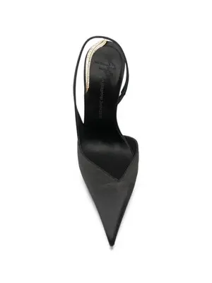 GIUSEPPE ZANOTTI Leather Slingback Pumps