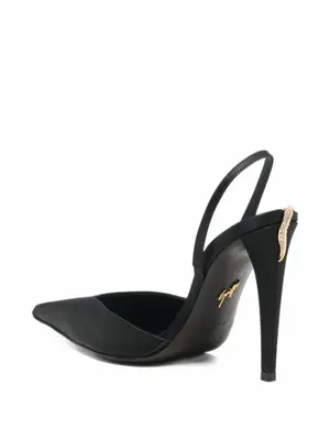 GIUSEPPE ZANOTTI Leather Slingback Pumps