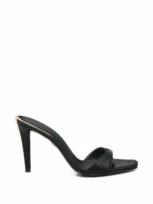 GIUSEPPE ZANOTTI Satin Heel Mules