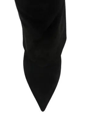 Casadei Leather Heel Boots By