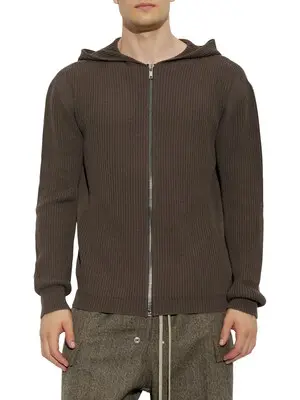 Rick Owens Hooded Cardigan By