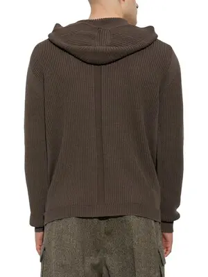 Rick Owens Hooded Cardigan By