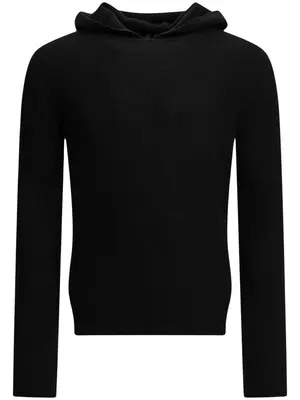Rick Owens Hooded Sweater - Black