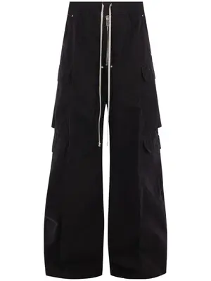 Rick Owens Double Cargo Trousers - Black