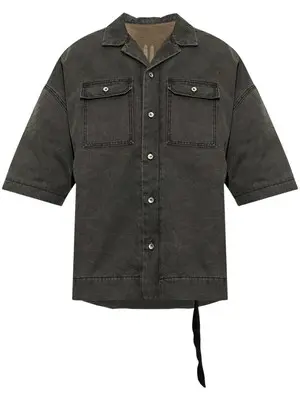Rick Owens Magnum Jacket Denim Jacket By - Beige