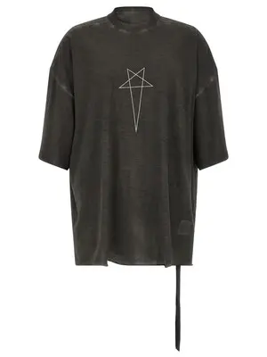 Rick Owens Printed T-shirt By - Black