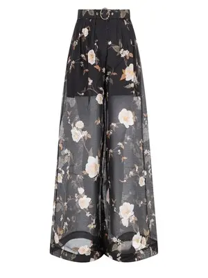 Zimmermann Pantalone "ascent" Con Pieghe - Black