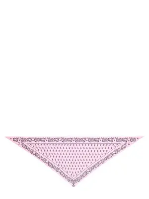 Guest In Residence Sciarpa "the Wild Rag" Con Motivo Paisley Pink
