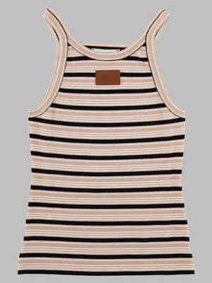 Fendi Top In Cotone A Righe