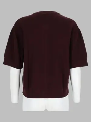 Lacoste Cardigan In Misto Cotone E Lana - Brown