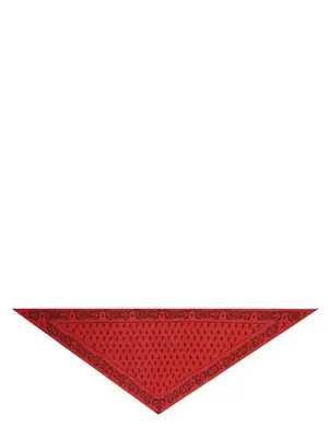Guest In Residence Sciarpa "the Wild Rag" Con Motivo Paisley - Red
