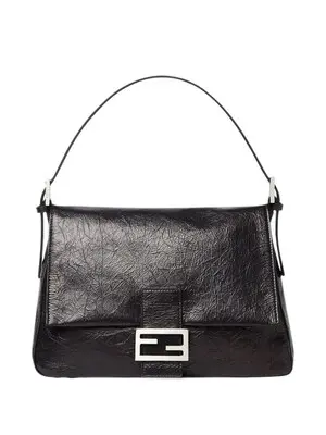 Fendi Flap 26325 Leather Shoulder Bag