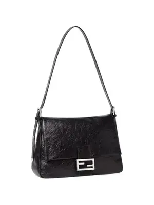 Fendi Flap 26325 Leather Shoulder Bag