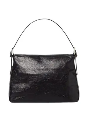 Fendi Flap 26325 Leather Shoulder Bag
