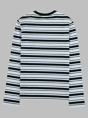 Lacoste T-shirt A Righe Con Logo