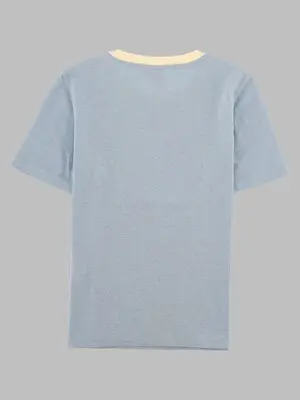 Chloé T-shirt In Cotone Con Stampa - Blue