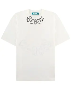 BARROW T-shirt Con Stampa - White