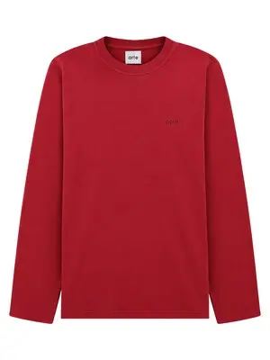 ARTE ANTWERP T-shirt A Manica Lunga Con Logo - Red