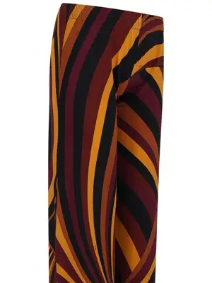Emilio Pucci Pantalone In Jersey Satinato In Stampa Iride