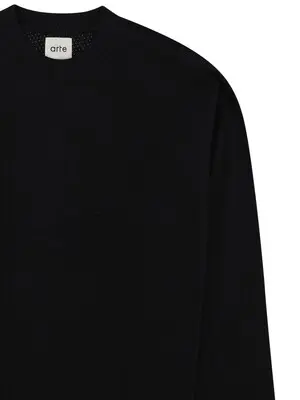 ARTE ANTWERP T-shirt A Manica Lunga Con Patch Logo