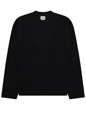 ARTE ANTWERP T-shirt A Manica Lunga Con Patch Logo - Black