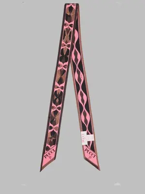 Emilio Pucci Foulard Bandeau Con Mix Di Stampe