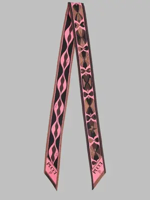 Emilio Pucci Foulard Bandeau Con Mix Di Stampe
