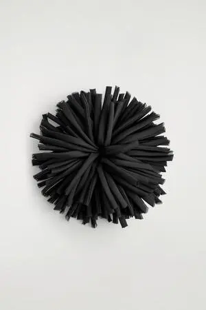 Cos Floral Rosette Brooch - Black