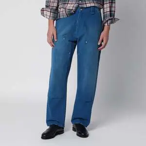 WILLY CHAVARRIA Carpenter Workwear Cotton Jeans With Reinforced Knees