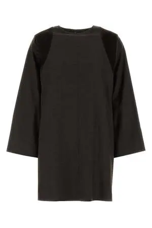 Max Mara Vanesio Stretch Wool Mini Dress - Brown